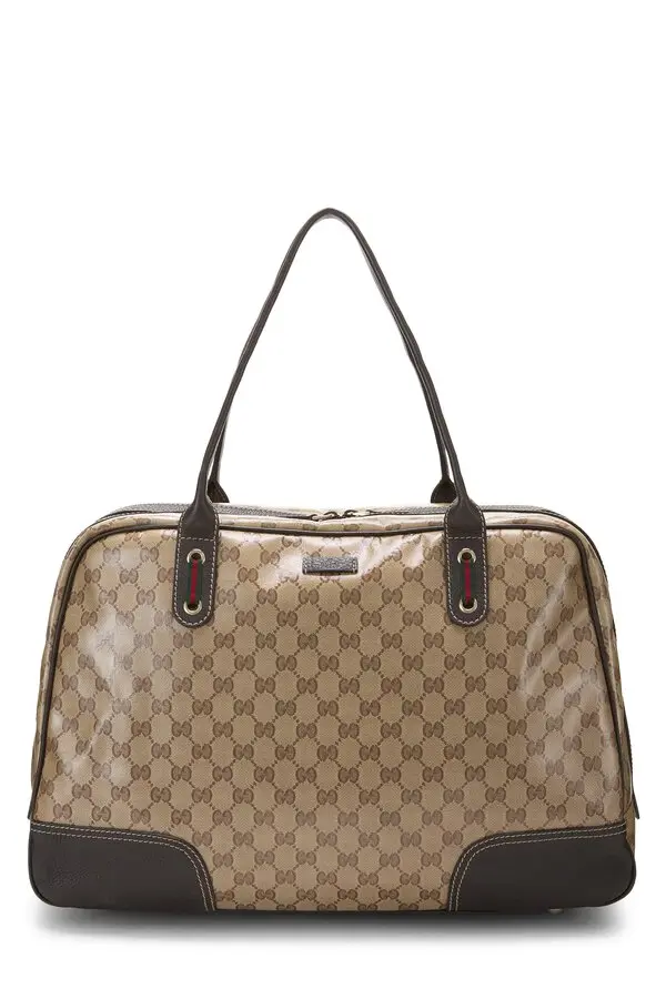 Gucci Gg Crystal Canvas Boston