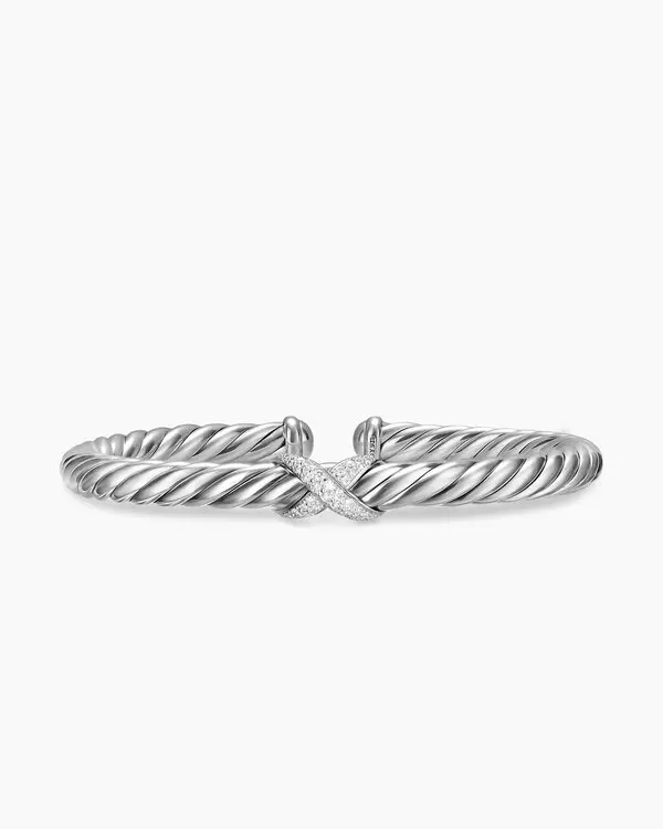 David Yurman Cable Flex X Bracelet - Diamond