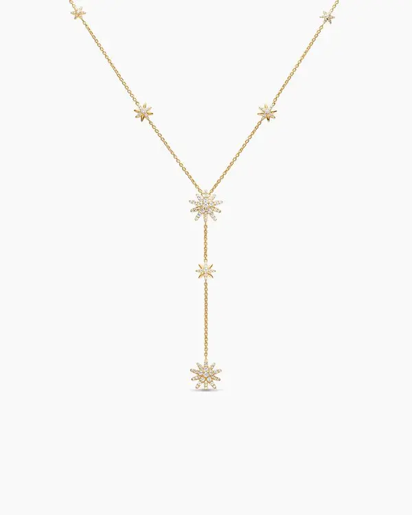 David Yurman Starburst Y Necklace - Diamond