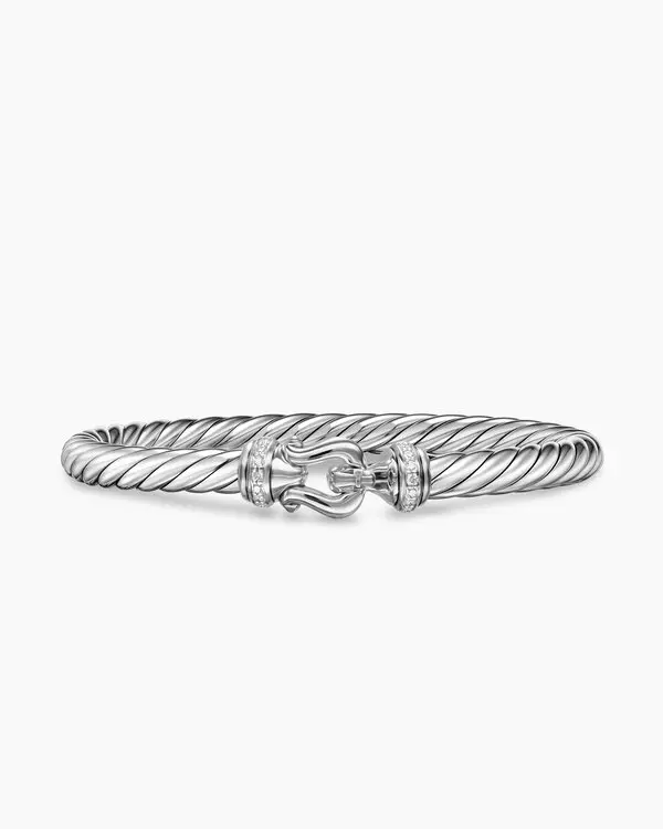 David Yurman Cable Flex Buckle Bracelet - Diamond