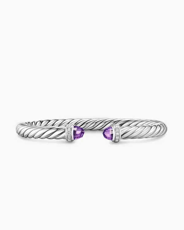 David Yurman Cable Flex Bracelet - Amethyst