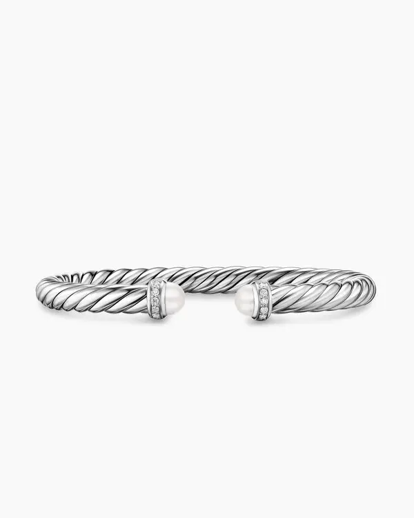 David Yurman Cable Flex Bracelet - Pearl