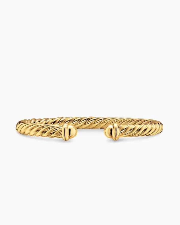 David Yurman Cablespira® Flex Bracelet - All 18k Yellow Gold