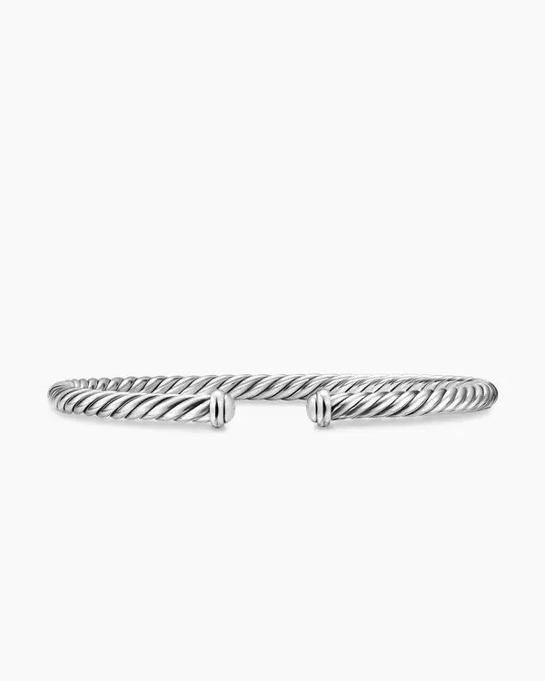 David Yurman Cable Flex Bracelet - All Sterling Silver