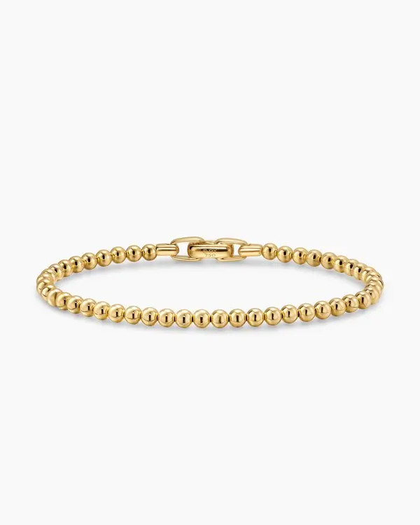 David Yurman 18k Yellow Gold Spiritual Beads Bracelet - All 18k Yellow Gold