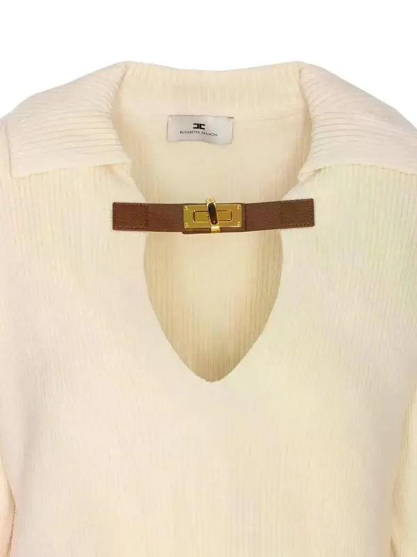 Elisabetta Franchi Collar Detail Sweater