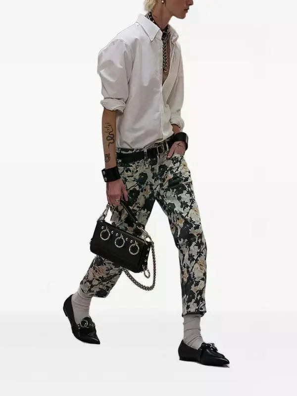 R13 Floral Patterned Trousers