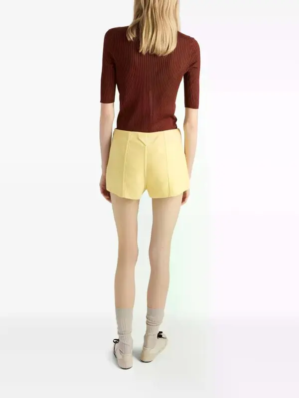 Prada Ribbed Polo Top