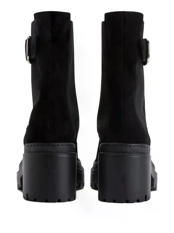 GIUSEPPE ZANOTTI Mairi Buckle Boots - Black