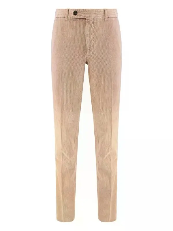 SLOWEAR Corduroy Trousers With Side Pockets - Neutrals