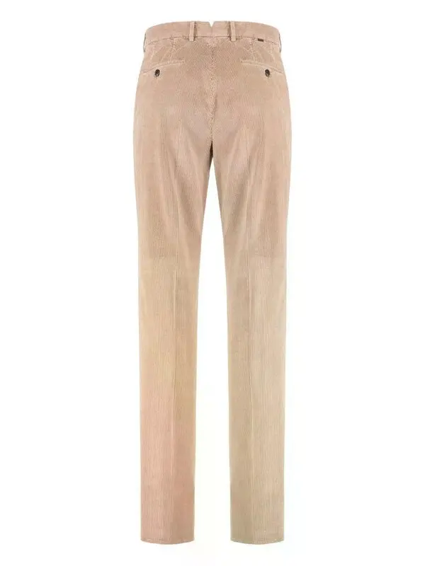 SLOWEAR Corduroy Trousers With Side Pockets - Neutrals