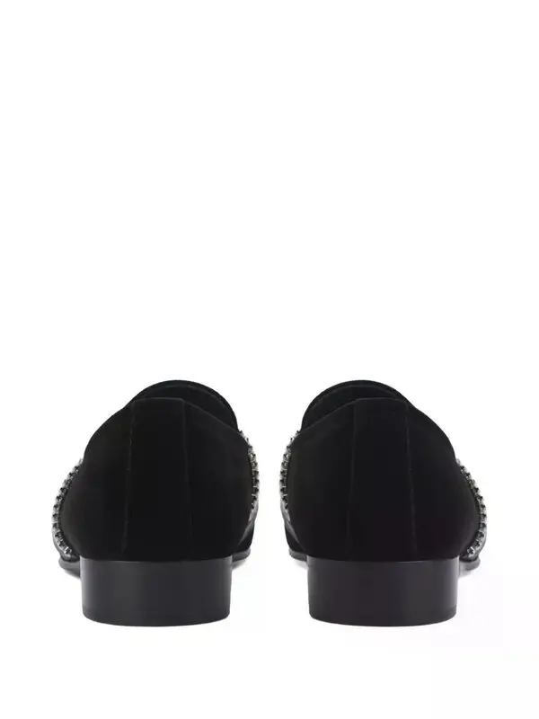 GIUSEPPE ZANOTTI Arnaud Crocodile-print Loafers