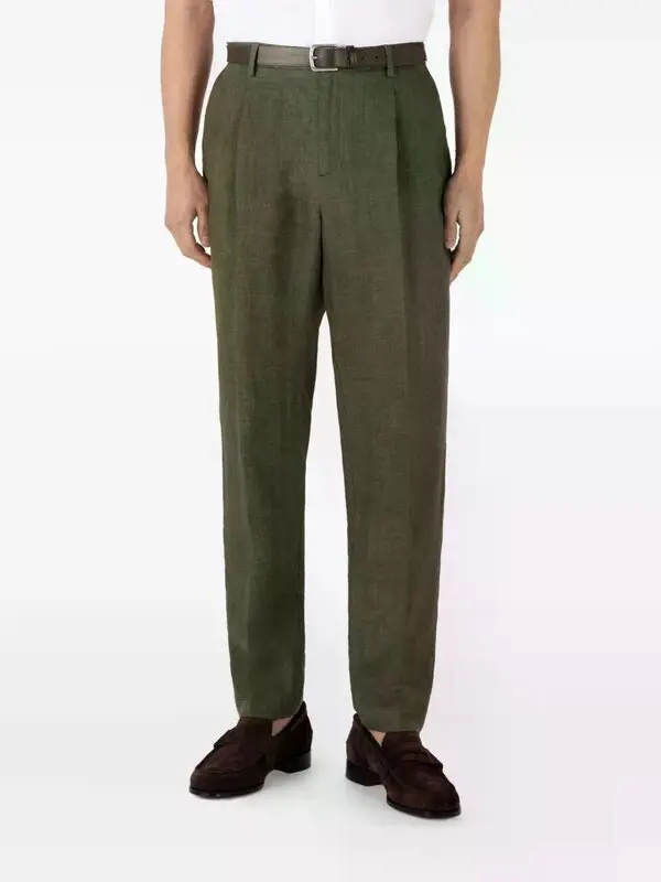 Sunspel Tailored Linen Trousers