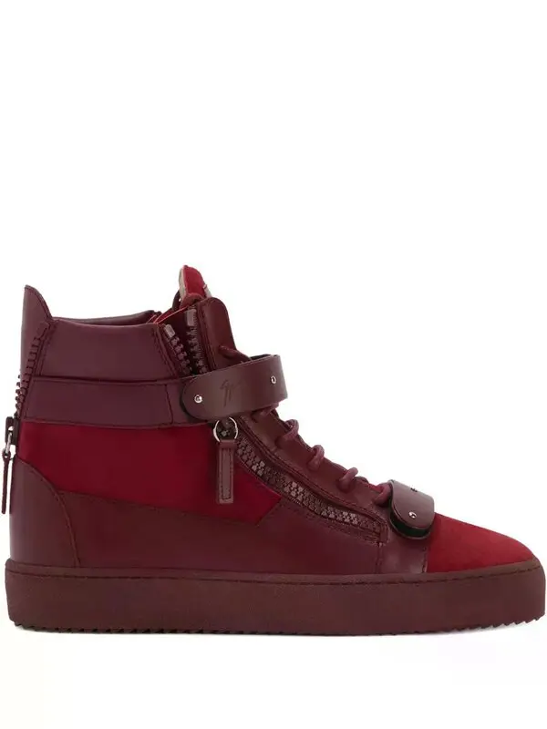 GIUSEPPE ZANOTTI Coby Matt High-top Sneakers