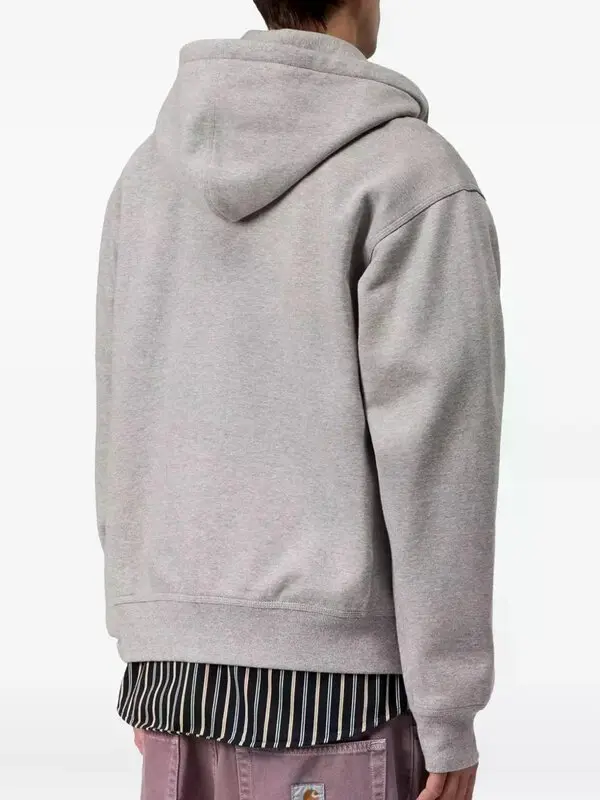 Carhartt Work In Progress Logo Zip-up Hoodie