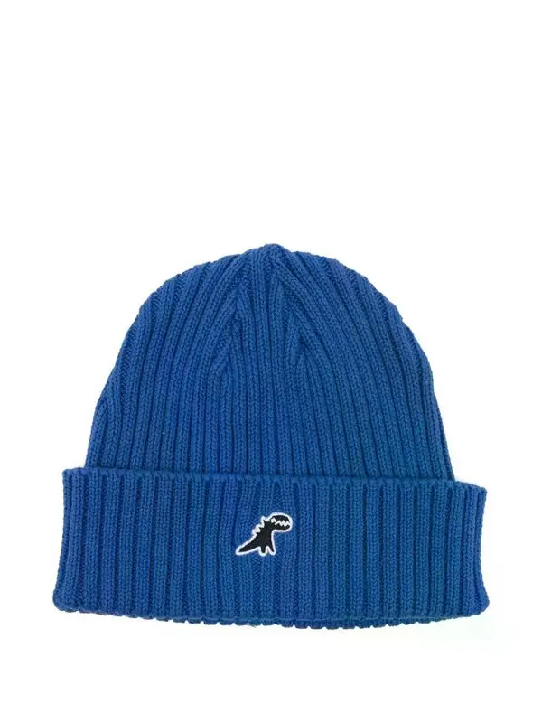 SPORT B. BY AGNÈS B. Dino-embroidered Beanie - Blue