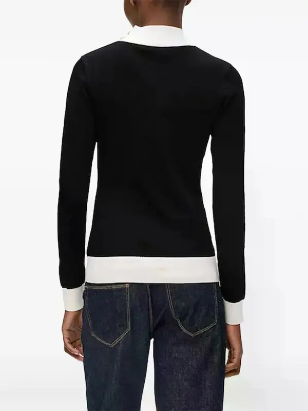 Karl Lagerfeld Button Detail Sweater