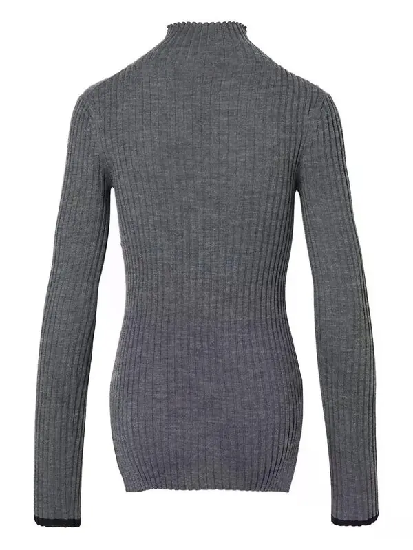 Plan C Ribbed-knit Turtleneck Sweater