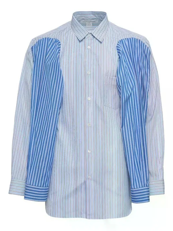 Comme Des Garçons Layered Striped Shirt