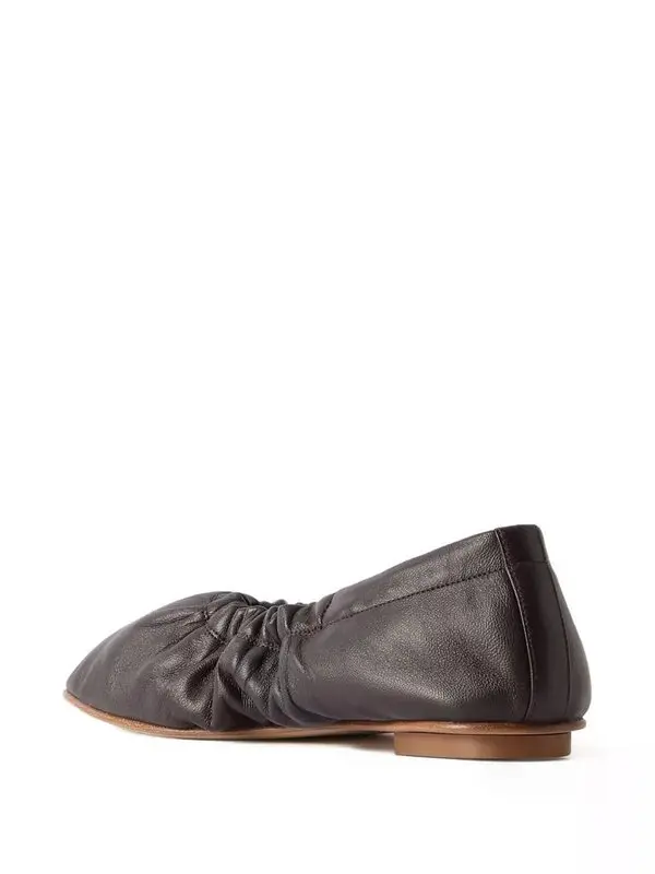 Le Monde Beryl Mica Ruched Flat