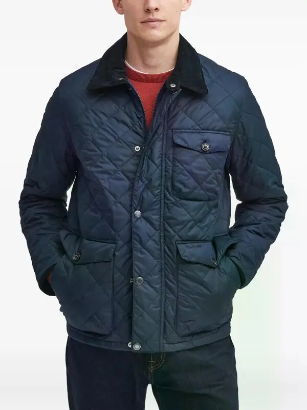 Barbour Quilted Corduroy-collar Jacket