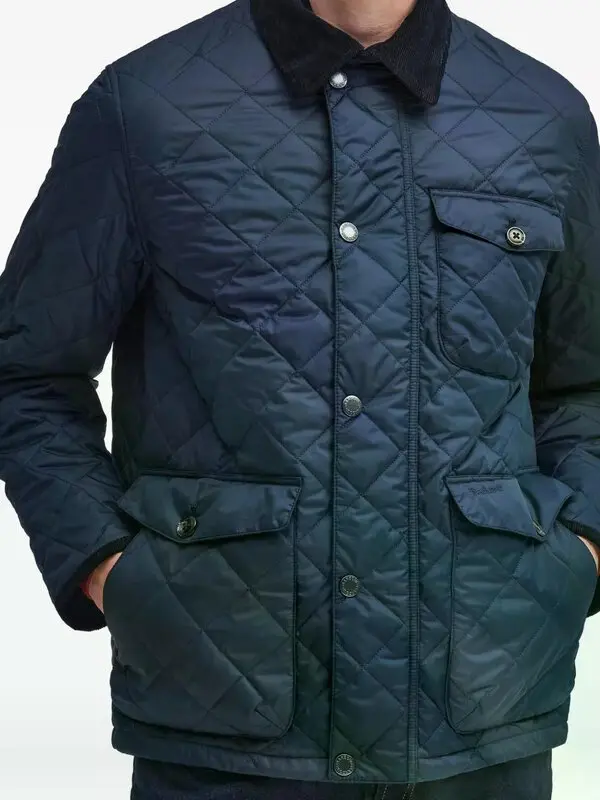 Barbour Quilted Corduroy-collar Jacket