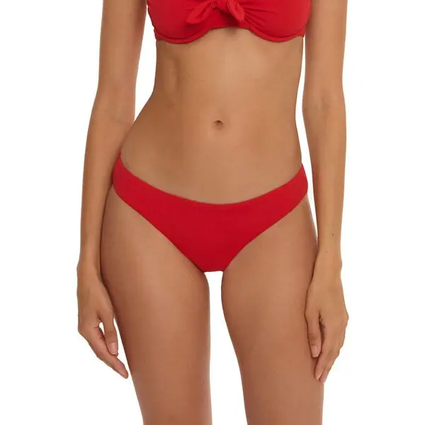 BECCA By Rebecca Virtue Twist & Turns Bikini Bottom - Ruby