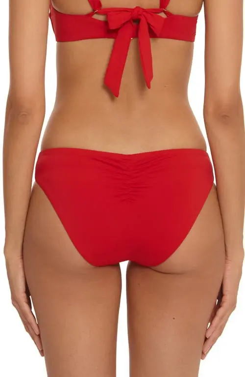 BECCA By Rebecca Virtue Twist & Turns Bikini Bottom - Ruby