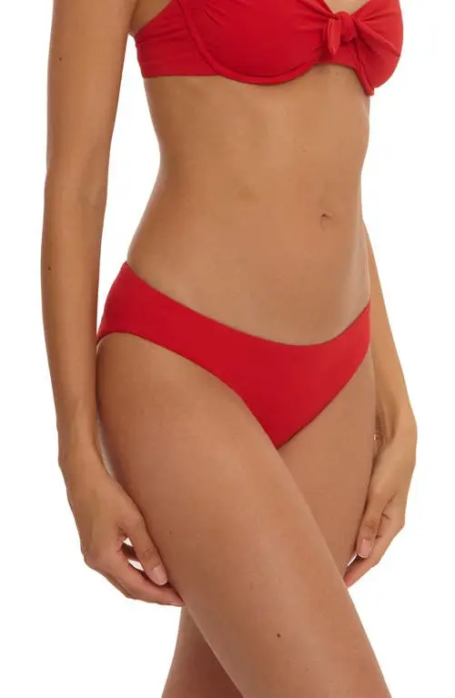 BECCA By Rebecca Virtue Twist & Turns Bikini Bottom - Ruby