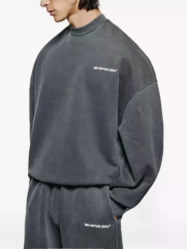 MKI MIYUKI ZOKU Uniform Crew-neck Sweatshirt - Grey