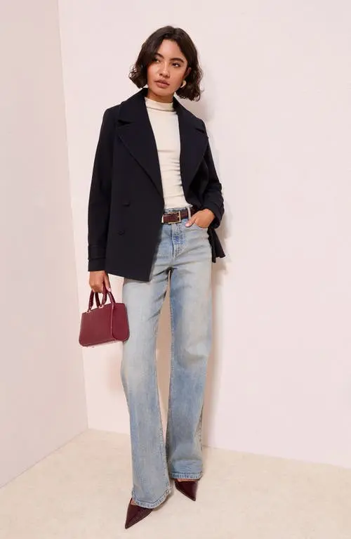 FRIENDS LIKE THESE Double Breasted Pea Coat