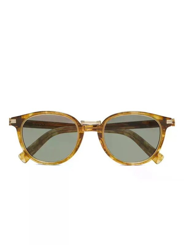 Zegna Round-frame Sunglasses - Brown