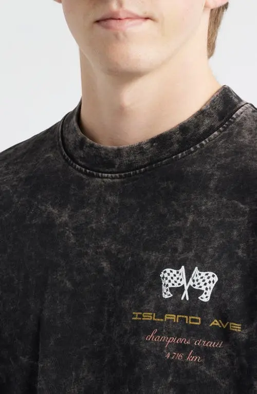 ISLAND AVENUE Champions Circuit Cotton Graphic T-shirt