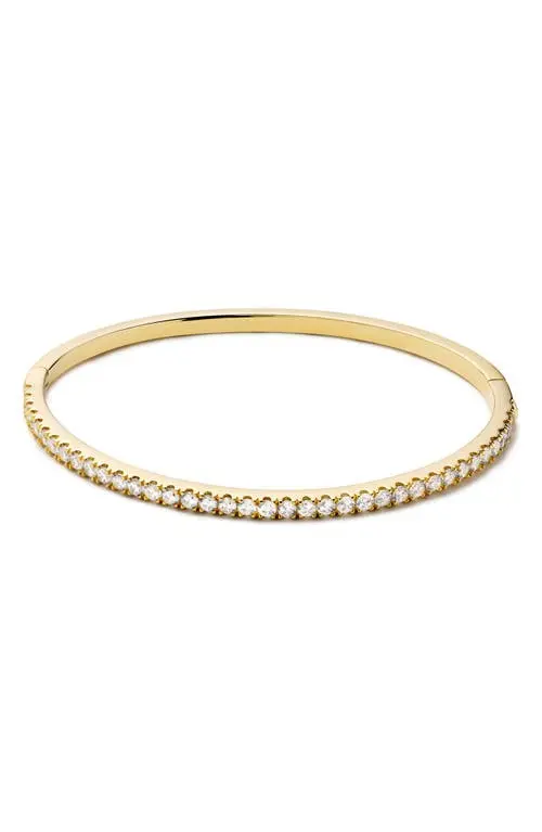 ANA LUISA Juliette Cubic Zirconia Bangle Bracelet - Gold/clear