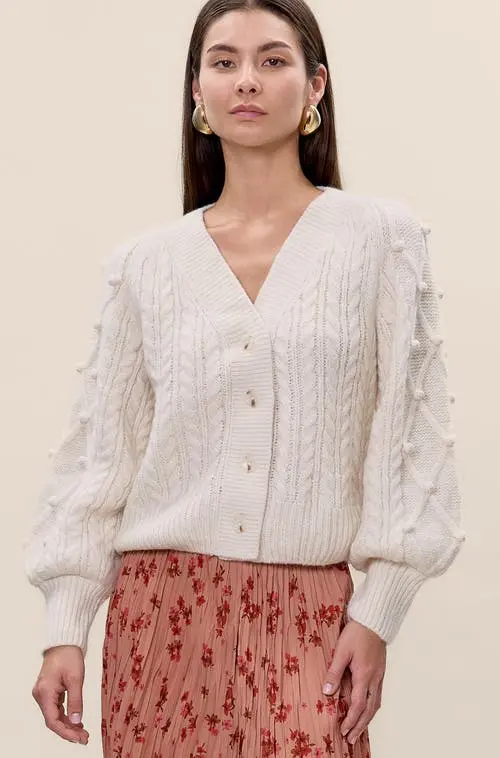 Rebecca Taylor Petra Cardigan - Ivory