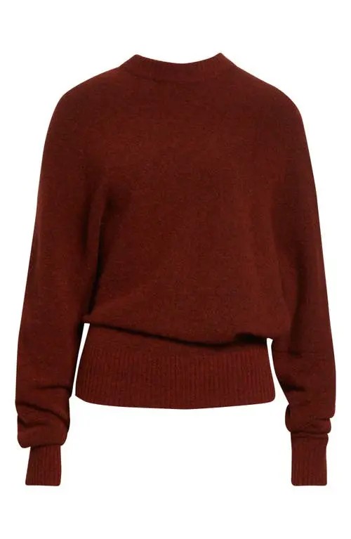 Proenza Schouler Abie Boiled Wool Blend Sweater - Cinnamon
