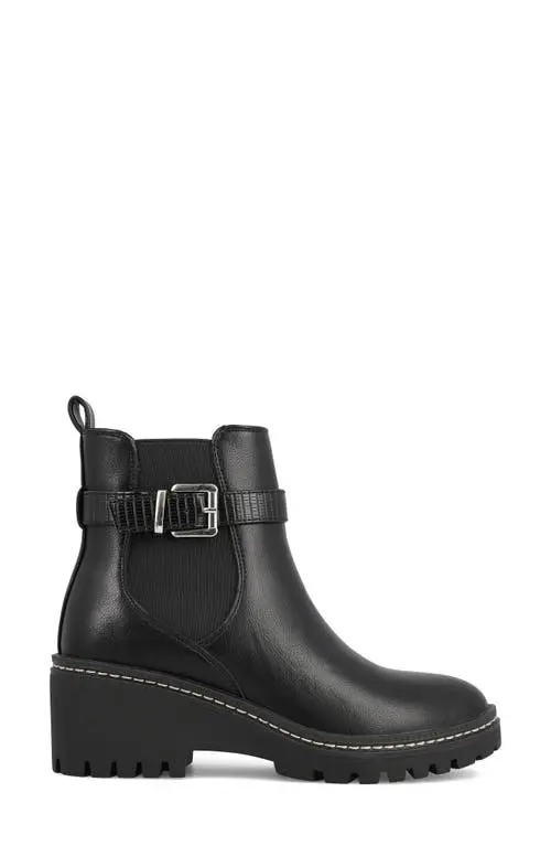 Mia Block Heel Boot - Black