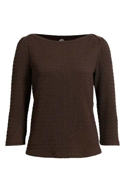 Bobeau Boat Neck Knit Top