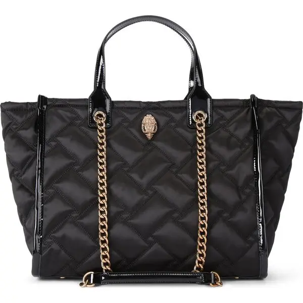Kurt Geiger Hoxton Quilted Shopper Bag - Black
