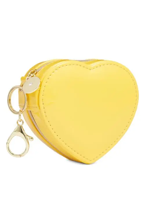 Nordstrom Heart Jewelry Box Key Chain - Yellow- Orange