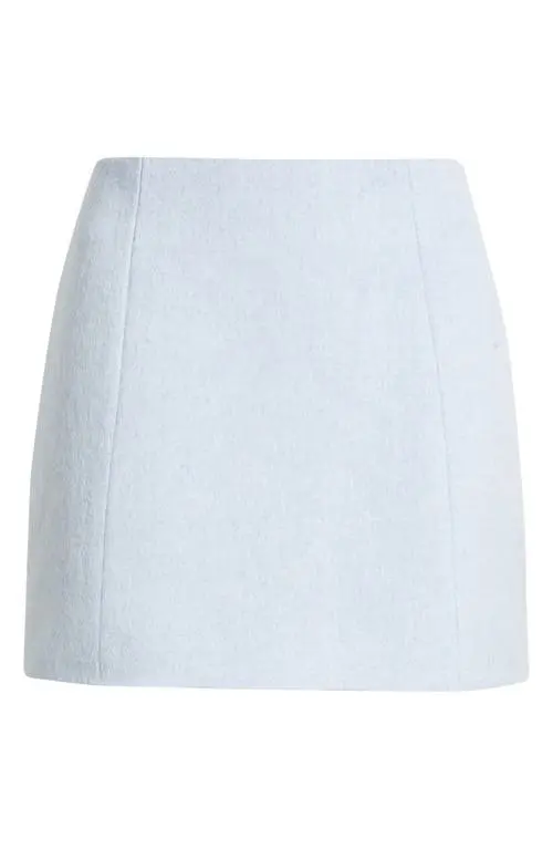 French Connection Boiled Wool Mini Skirt - Iceland Blue