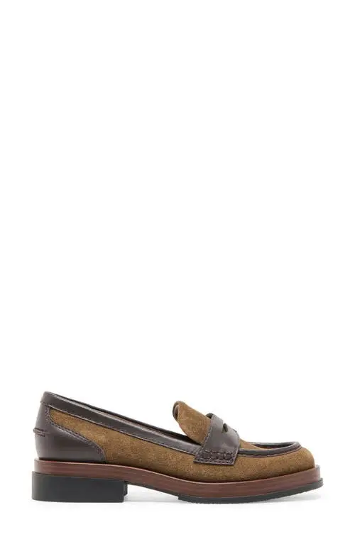 Dolce Vita Abey Penny Loafer - Olive Suede