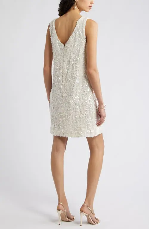 Nordstrom Sequin V-neck Minidress