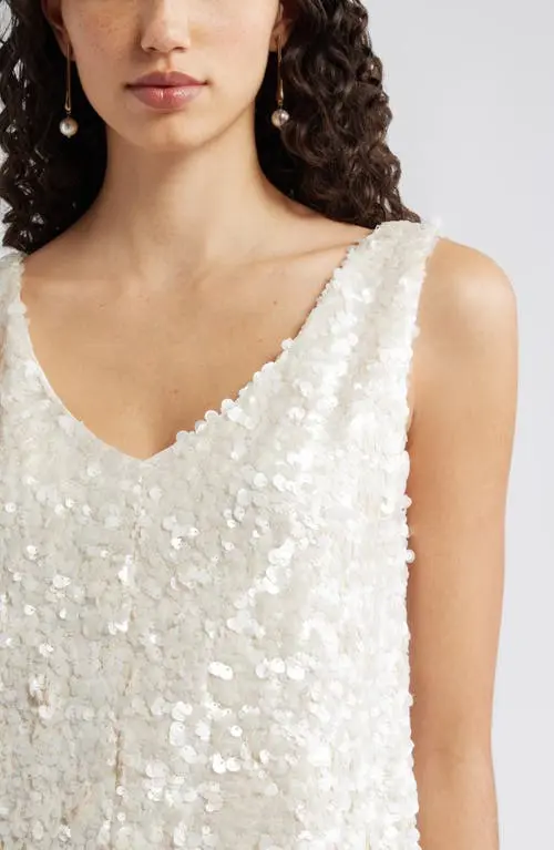 Nordstrom Sequin V-neck Minidress