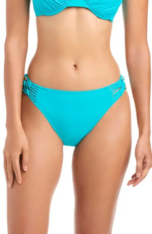 ROD BEATTIE Macramé Bikini Bottom - Waterfall