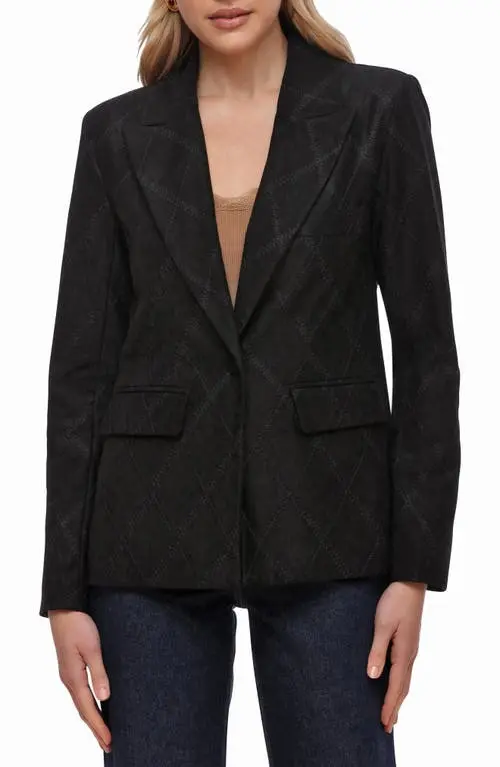 Bagatelle Faux Suede Blazer - Black
