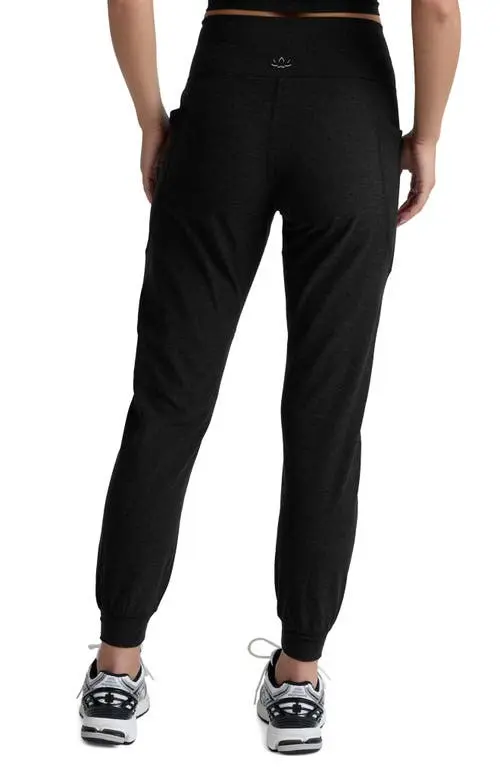 Beyond Yoga Go Pocket Space Dye Joggers - Darkest Night