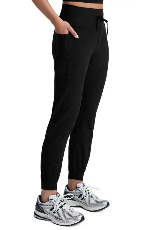 Beyond Yoga Go Pocket Space Dye Joggers - Darkest Night