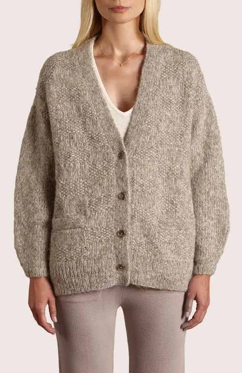 OYUN Handknit Basketweave Cardigan - Oat