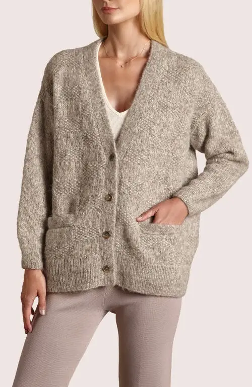 OYUN Handknit Basketweave Cardigan - Oat